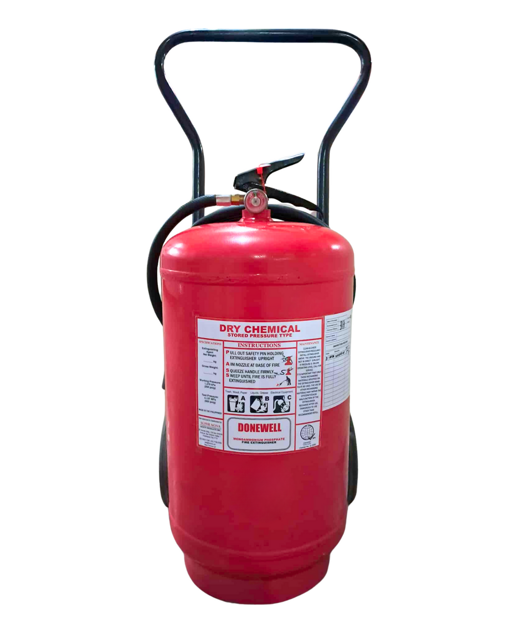 Wheeled Donewell Dry Chemical Fire Extinguisher – Bronco Philippines